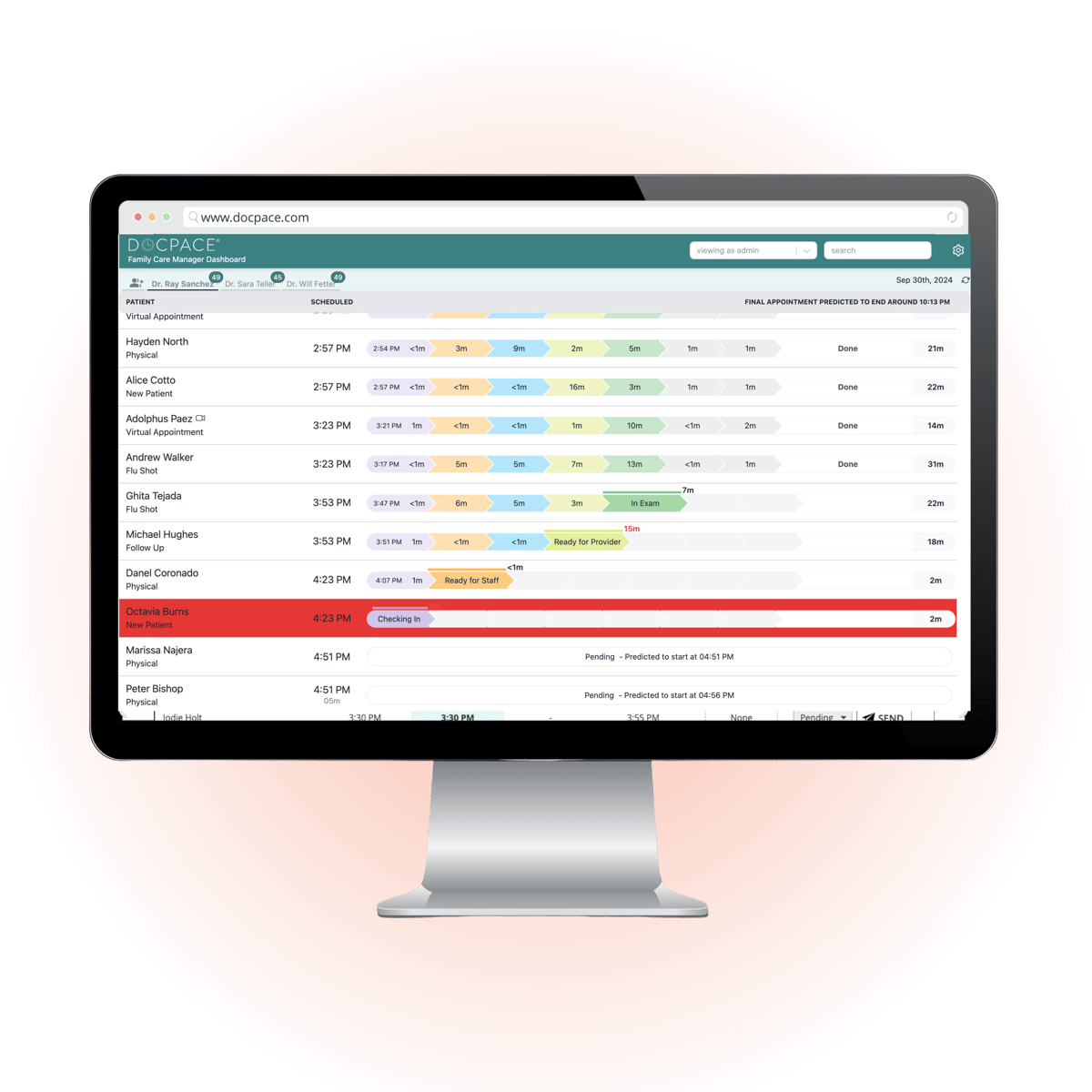 More Revenue through Optimized Schedule | DOCPACE®